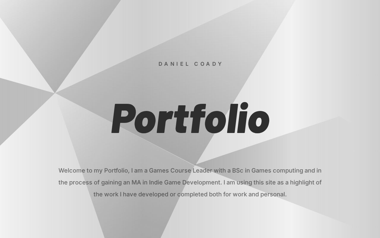 Daniel Coady Portfolio